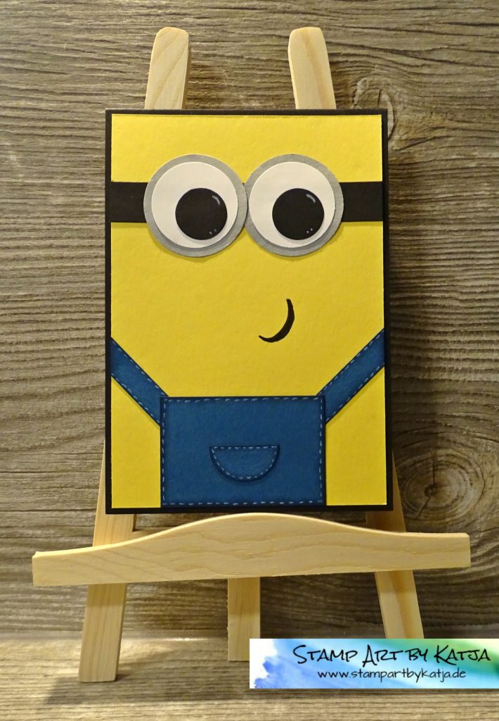 Stampin' Up! Minion - Stamp Art by Katja